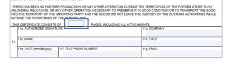 USMCA Certificate of Origin - Sample USMCA Form & Expert Guidance
