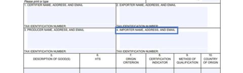 USMCA Certificate of Origin - Sample USMCA Form & Expert Guidance