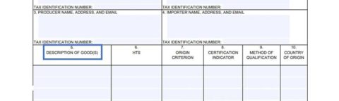 USMCA Certificate of Origin - Sample USMCA Form & Expert Guidance