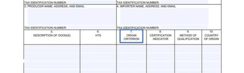 USMCA Certificate of Origin - Sample USMCA Form & Expert Guidance