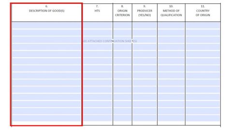 USMCA Certificate of Origin - Sample USMCA Form & Expert Guidance