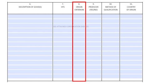 USMCA Certificate of Origin - Sample USMCA Form & Expert Guidance